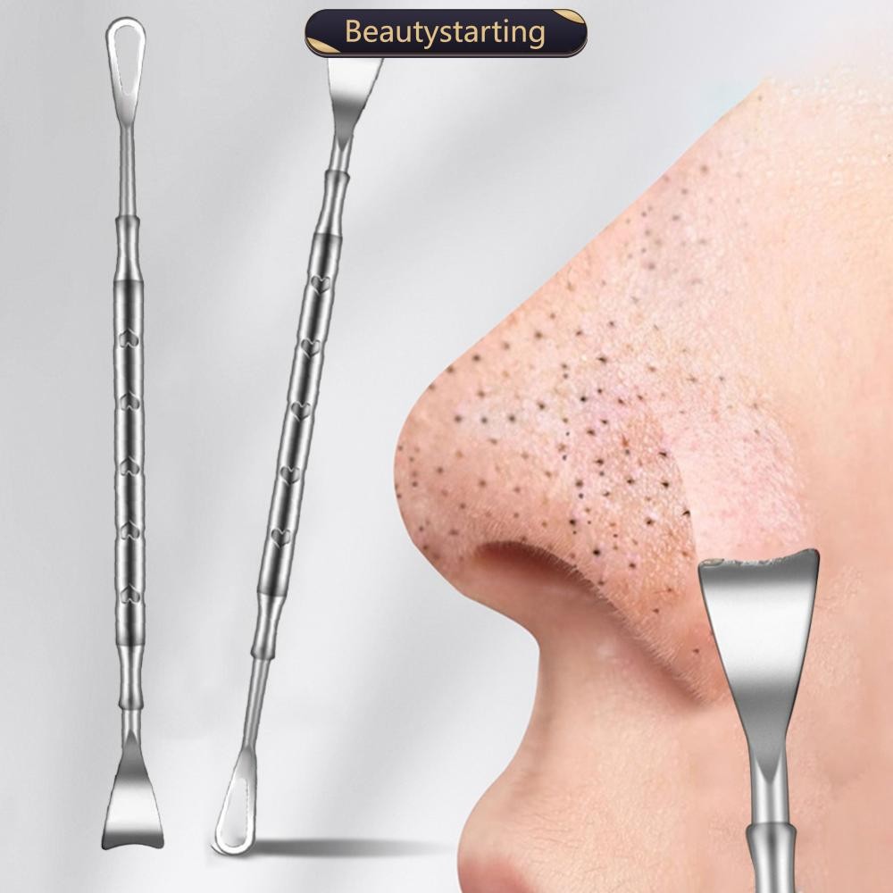 BEAUTYSTARTING Blackhead Remover Pimple Popper Tool Acne Needle ...