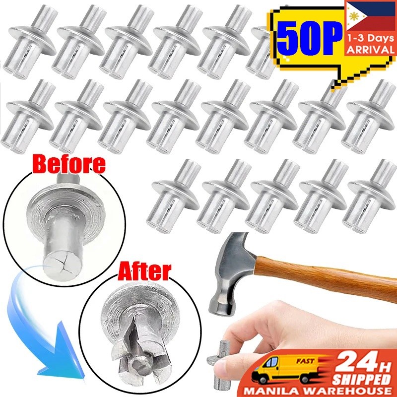 Hammer Drive Expansion Rivets - Aluminum Nail Head Piercing Rivet ...