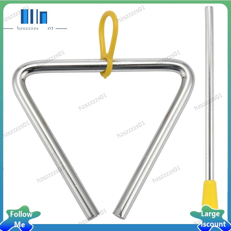 『hzszzzzs01』Music Triangle Instrument Set, Hand Percussion Triangle ...