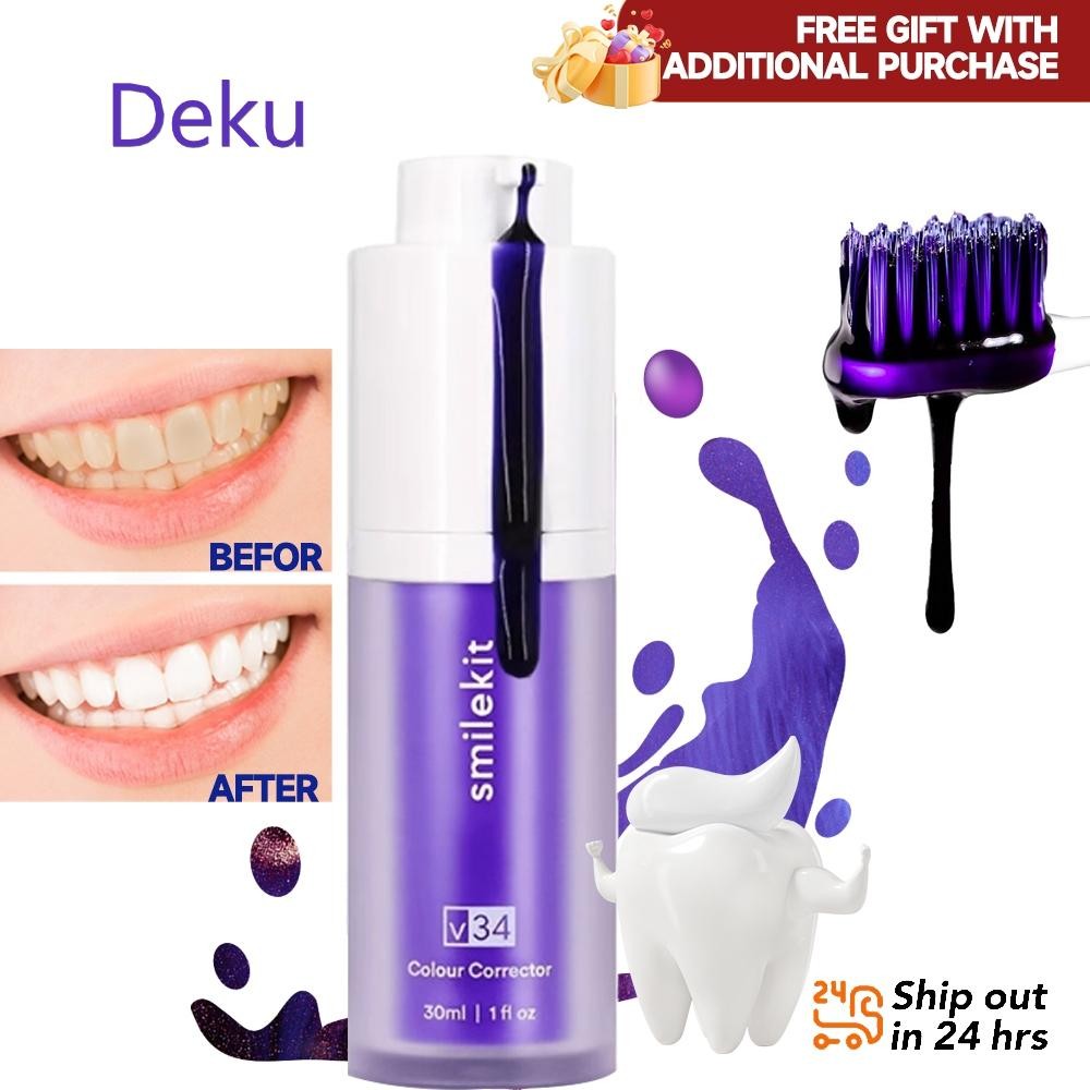 YANJIAYI Smile Ease Toothpaste V34 Colour Correct Whitening Teeth ...
