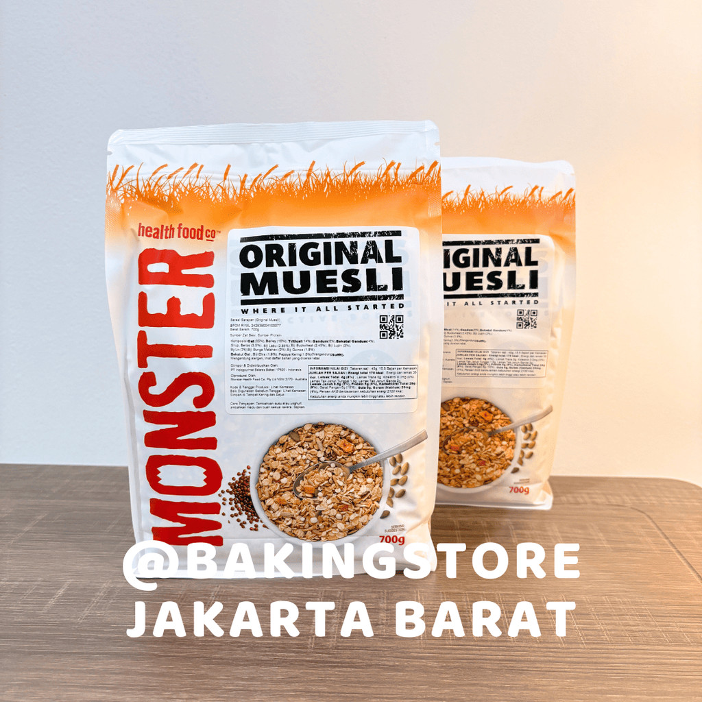 Monster SPORTS ORIGINAL Muesli 700g | Healthy Food Co | 700 Grams ...