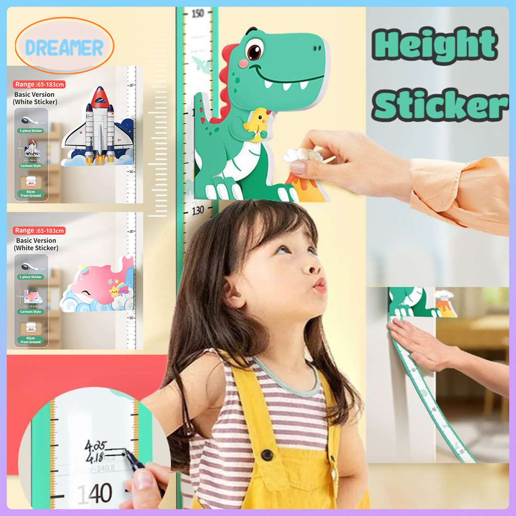 EVA/PVC Height Wall Sticker Height Measurement Sticker Height Chart ...