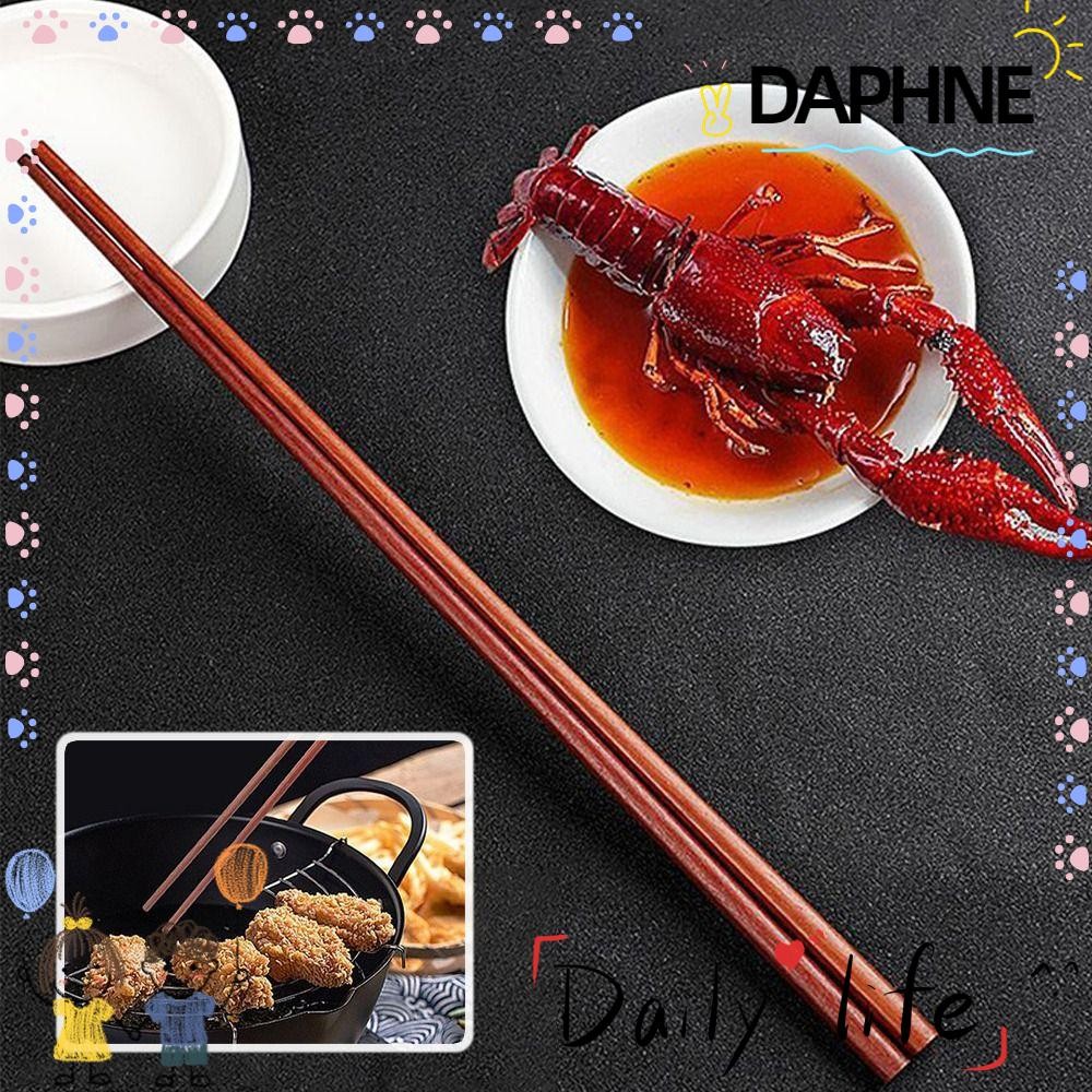 DAPHNE Long Chopstick, Frying Extra Long Wooden Chopsticks, Durable ...