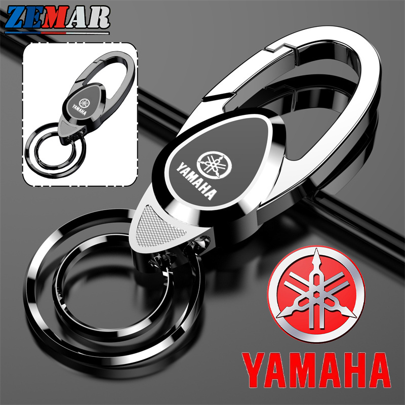 【Yamaha】Metal Keychain Motorcycle Key Holder High-end Hanging Key Chain ...