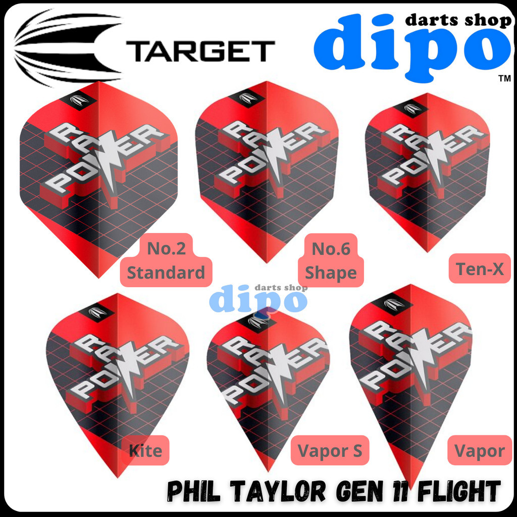TARGET POWER 9FIVE Gen 11 Flights (9pcs) (Phil Taylor Player Model ...