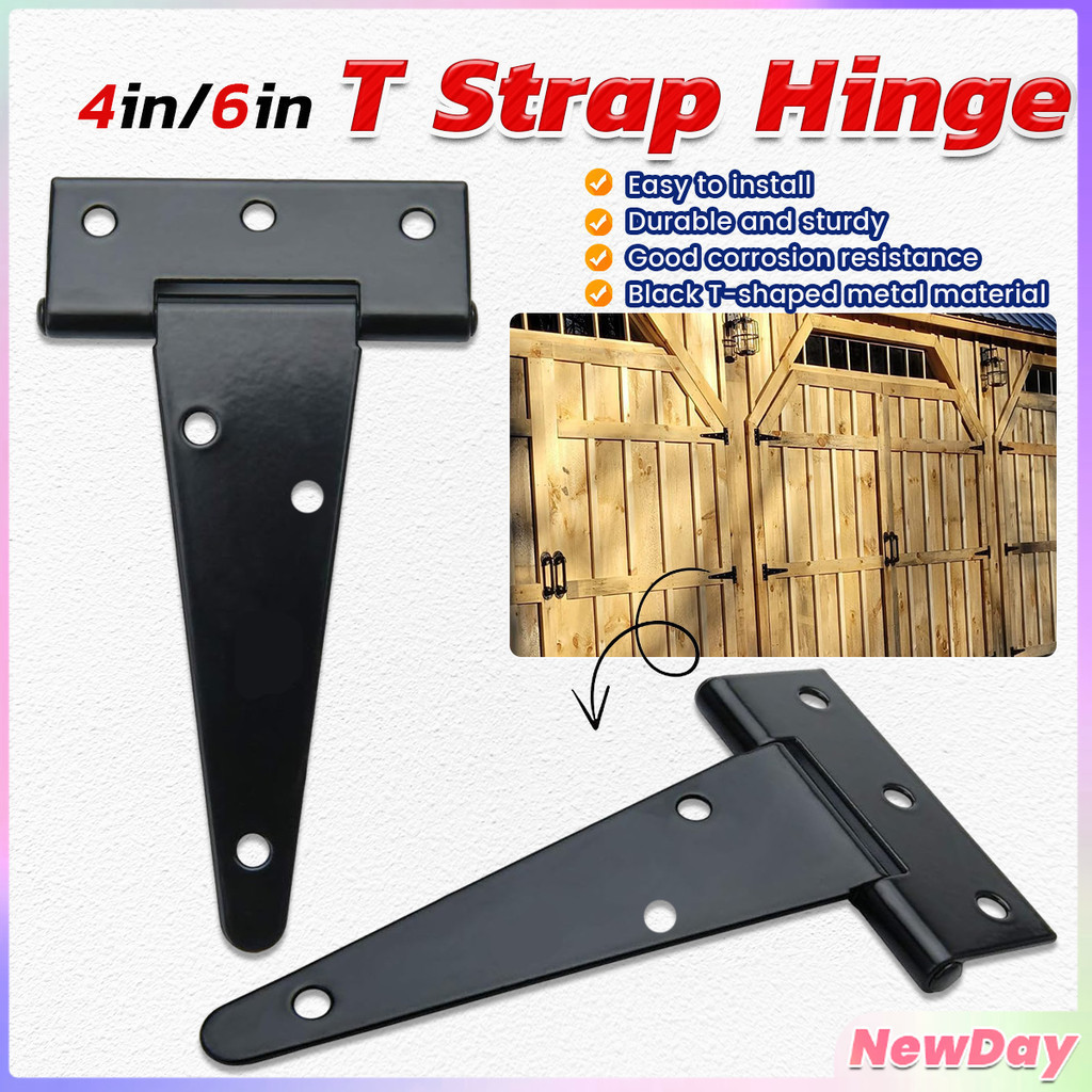N.D T Strap Heavy Duty Shed/Gate Strap Hinge Door Barn Gates Hinges ...