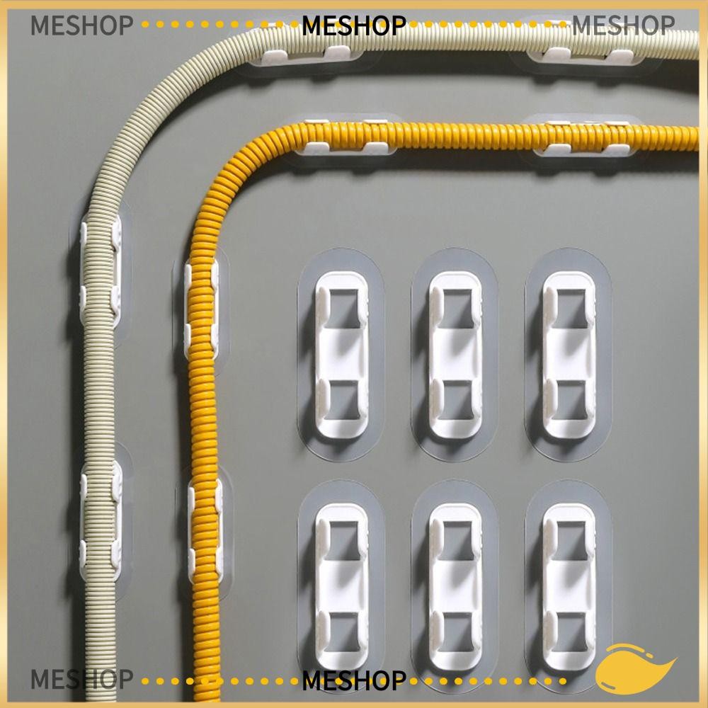 ME 5pcs Pipe Clamp Hooks, Cable Clips Plastic Wiring Hose Clamp ...