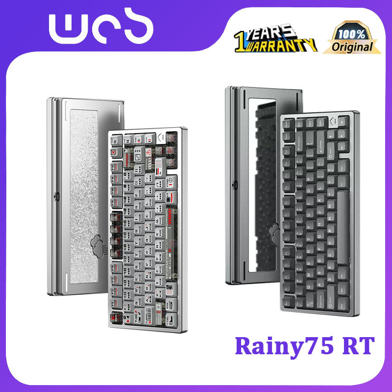 WOB Rainy75RT Aluminum Alloy Esports Magnetic Switch Gaming Mechanical ...
