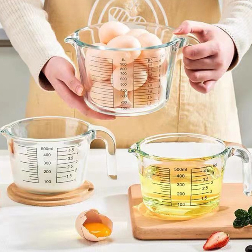 300/600ml Clear Measuring Cup Transparent Kitchen Measuring Cup ...
