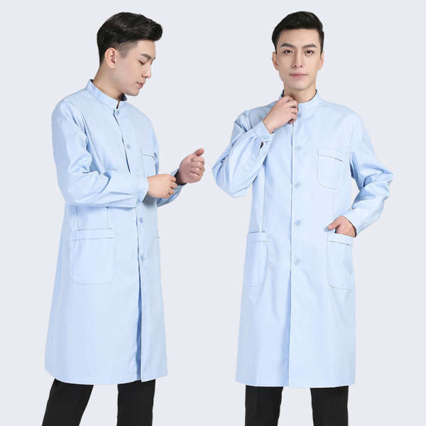 lab coat lab gown lab gown for men Betinu white coat male doctor long ...