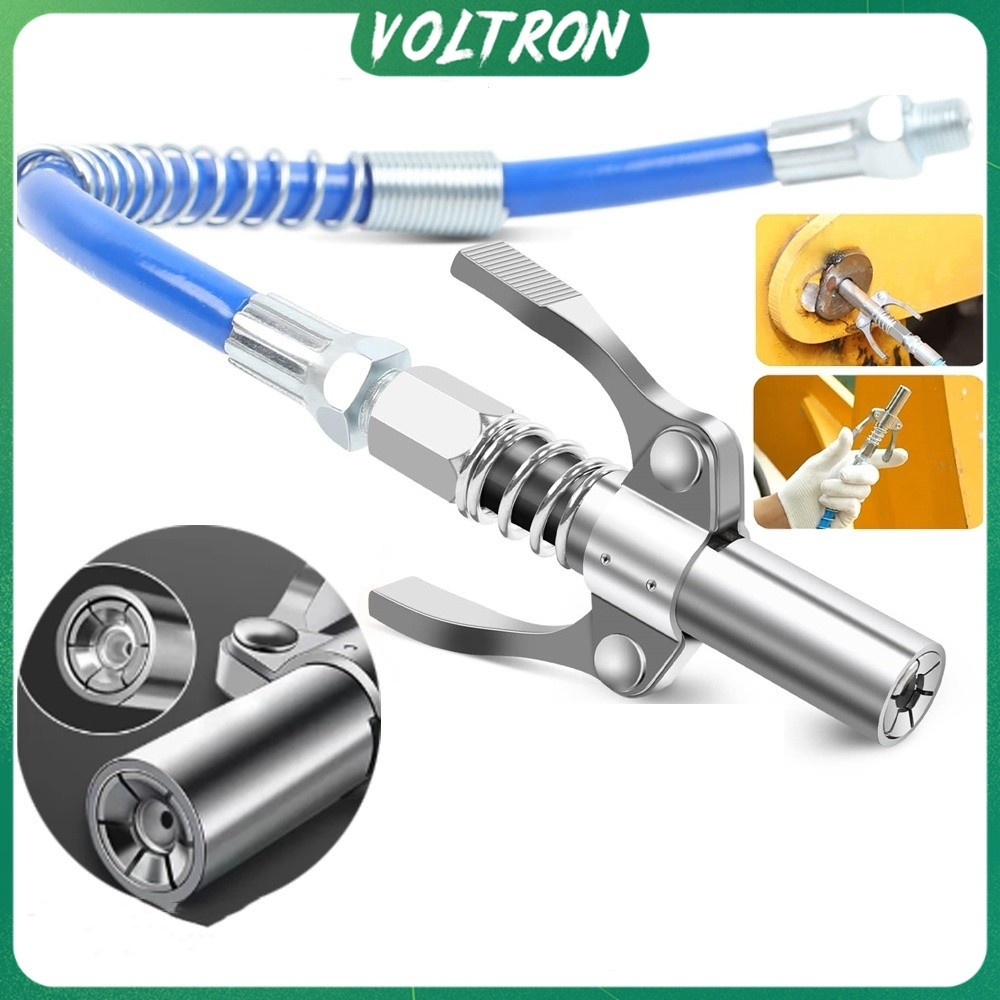 Quick Release Grease Gun High Pressure Double Handle Grease Nozzle with ...