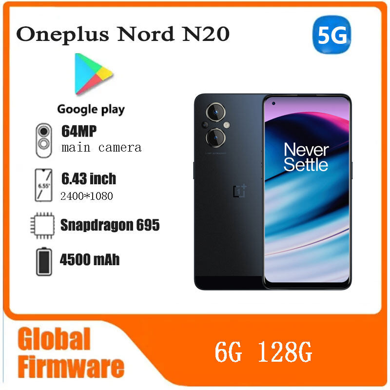 Oneplus Nord N20 5G 6GB 128GB SmartPhone CPU Qualcomm Snapdragon 695 ...