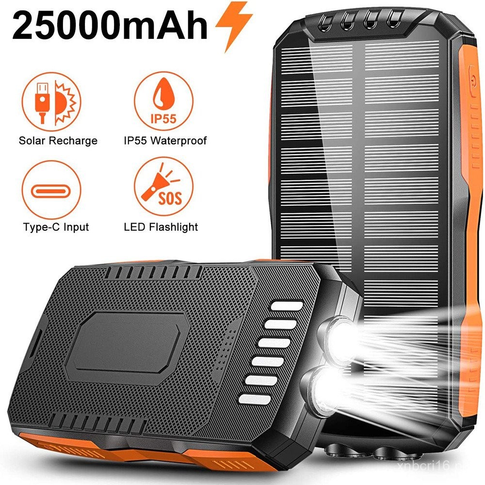 New Wireless Power Bank 25000mAh Outdoor Emergency Flashlight Portable ...