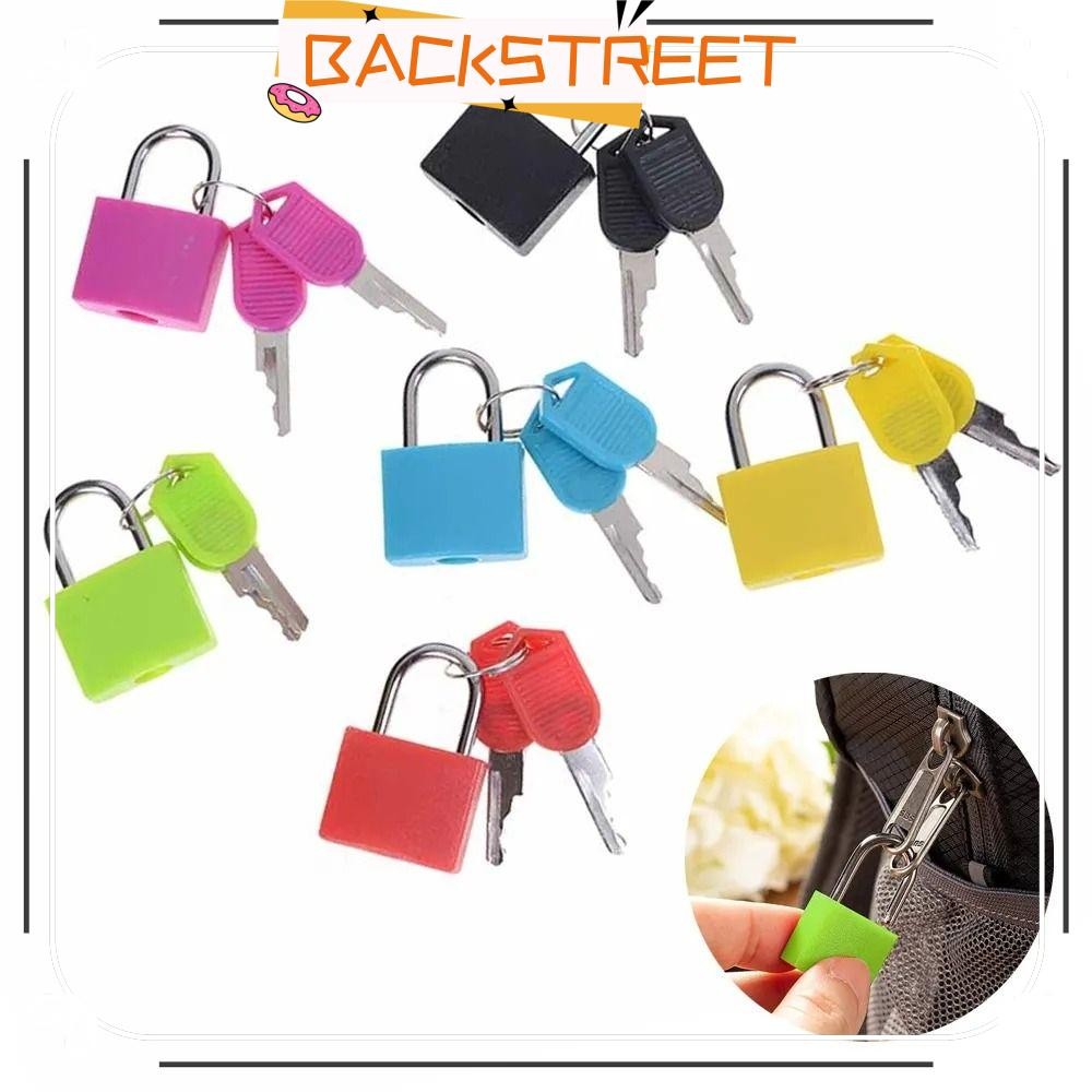 BACKSTREET Suitcase Diary Lock, Plastic Anti-Theft Travel Bag Lock ...