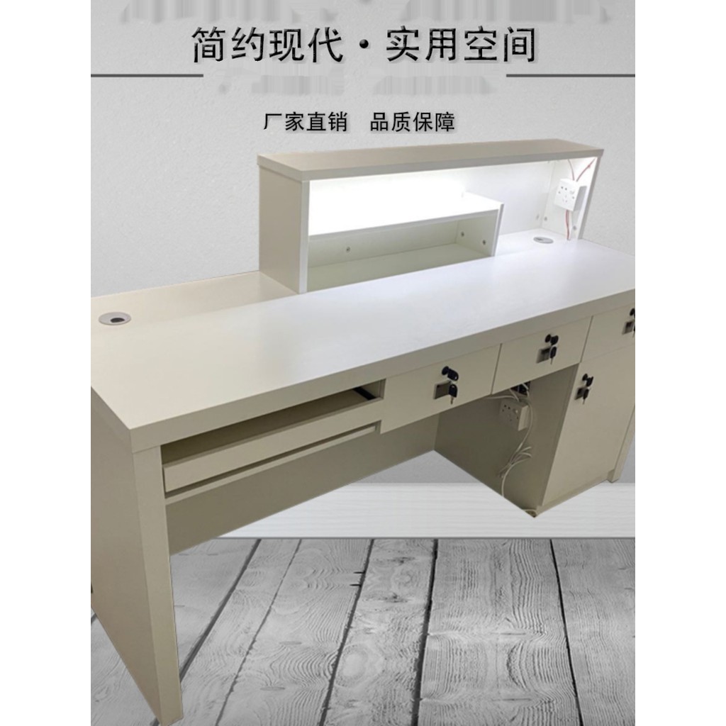 Workbench Front Desk Mobile Phone Repair Table Light Box Reception Desk ...
