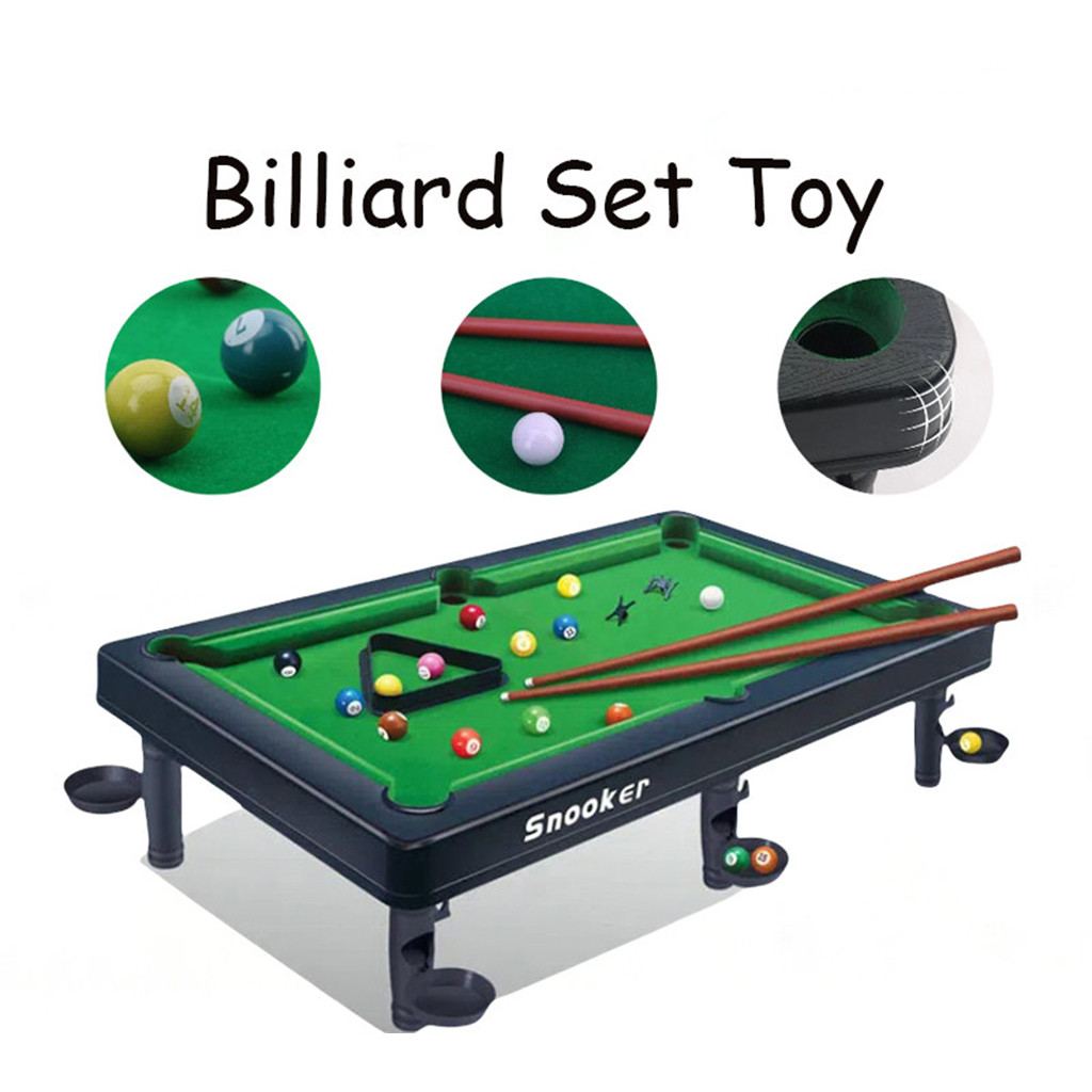 Mini Billiard Home Indoor 2 In 1 Billiards Boys Puzzle Parent Toys Mini ...