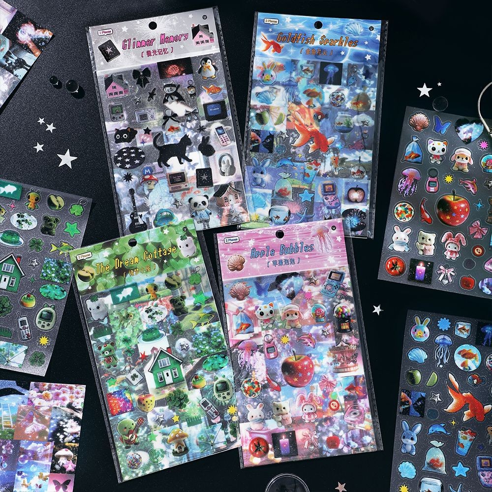 [HARU] Old Dream Light and Shadow Series Heisei Retro Sticker Sheet ...