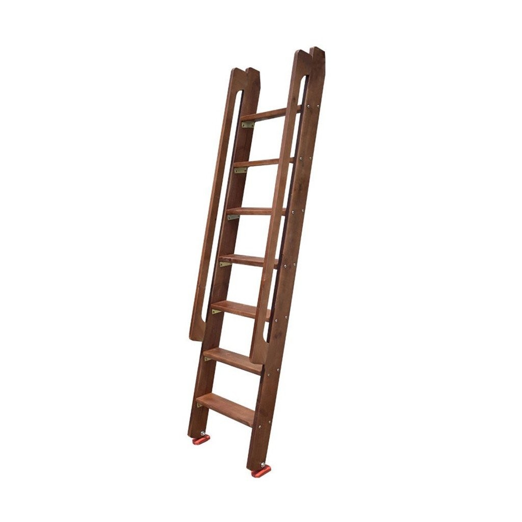 Handrail Ladder Wooden Ladder Children's Bedroom Straight Ladder ...
