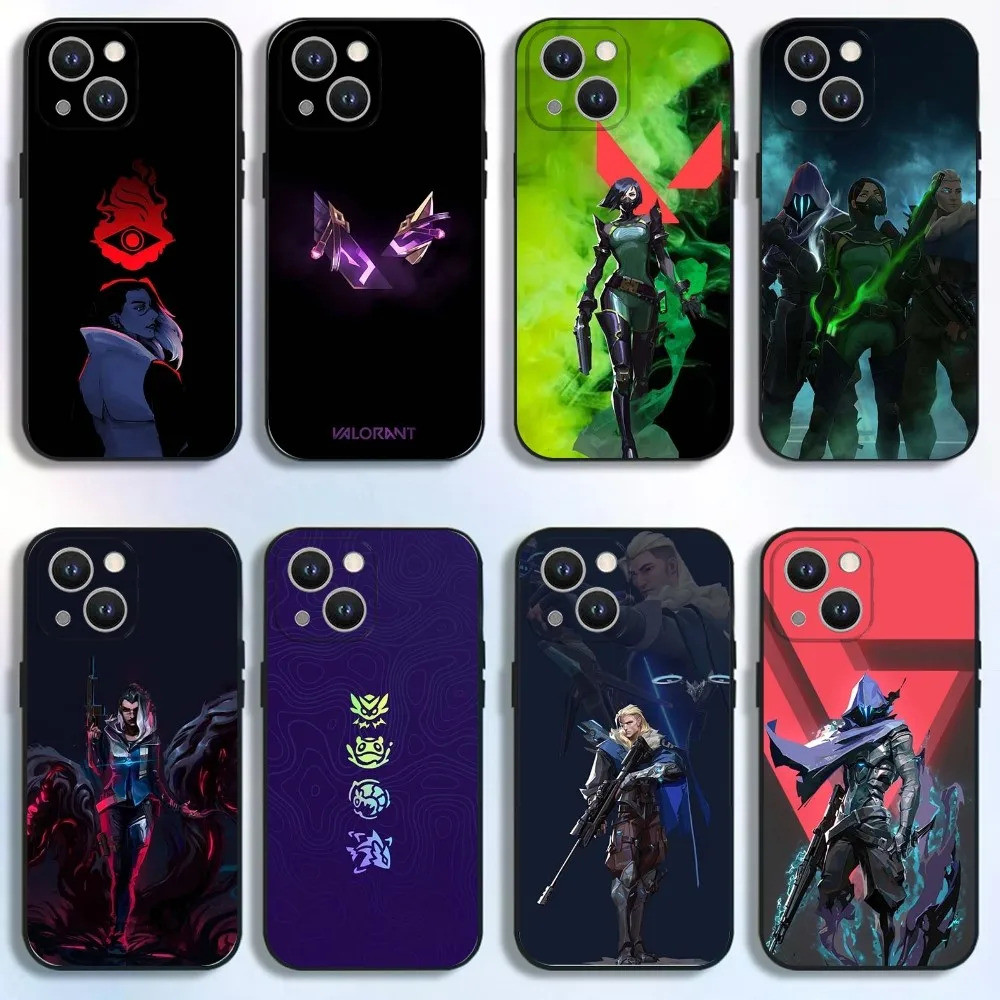 TP-1 Game V-Valorant-S Character Phone Case For iPhone 16,15,14,13,12 ...