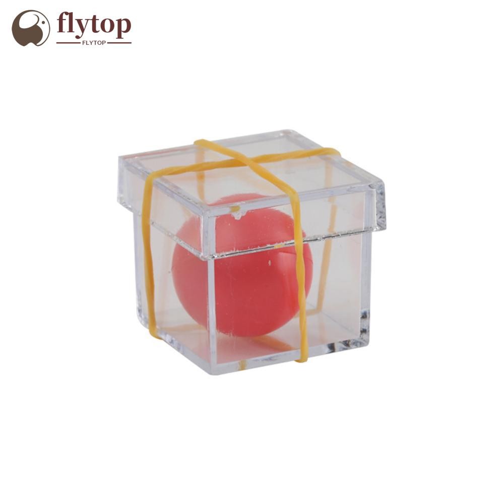 FLYTOP Magic Tricks Funny Clear Box Ball Through Box Magician Close Up ...