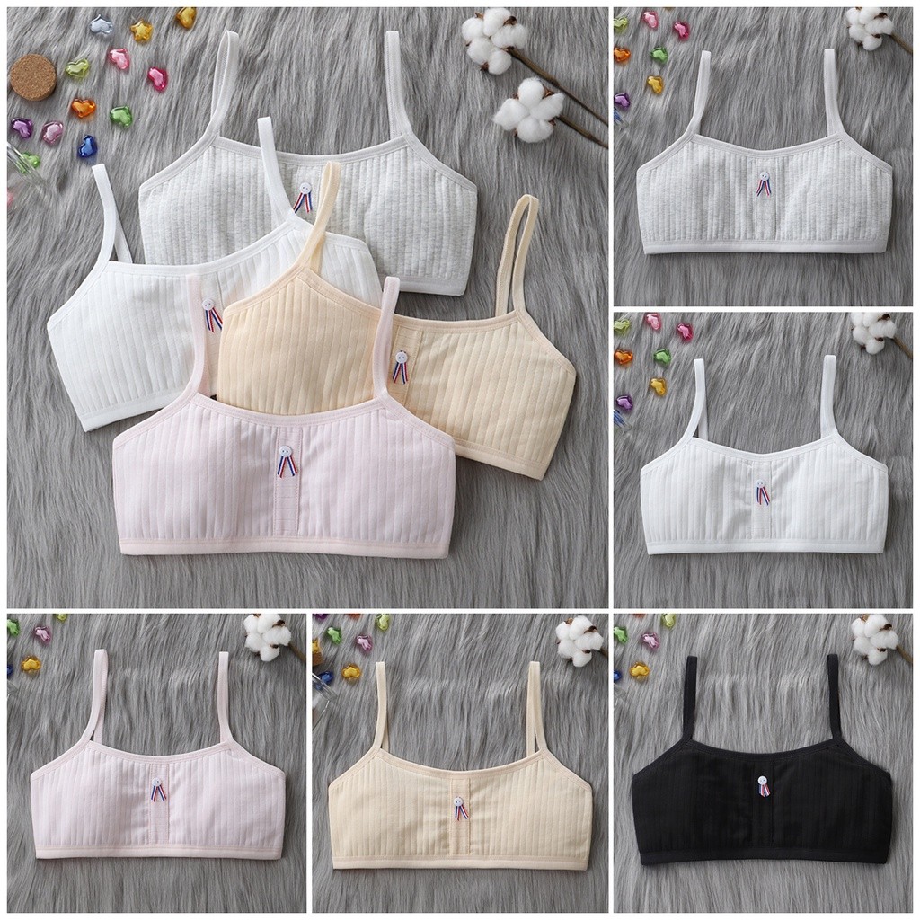 (10-16)baby bra youth anti-peeping underwear soft and breathable girl ...