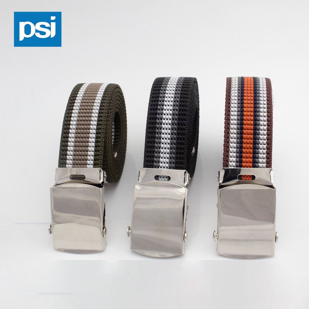 "Unisex Casual Garrison Tactical Nylon Belt – Silver Buckle, 1.25" Wide ...