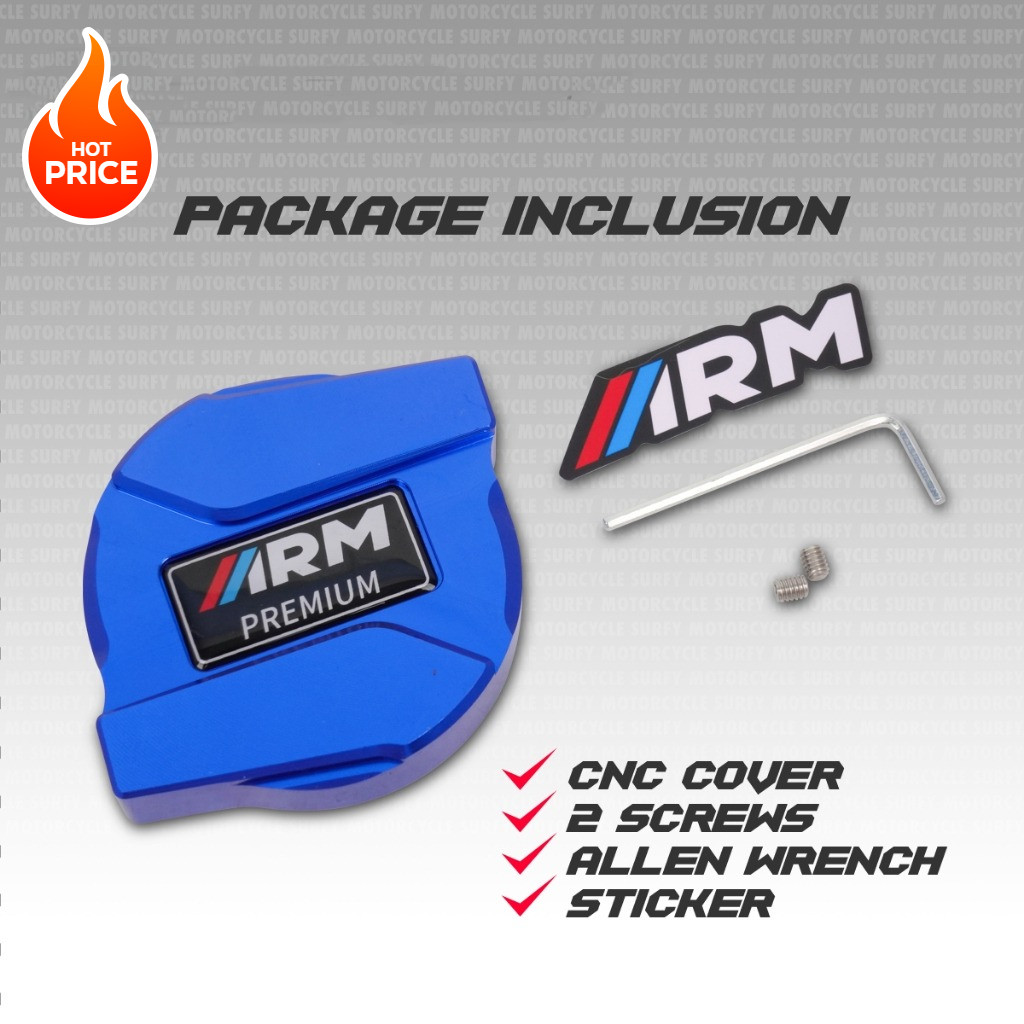 CNC-Machined Arm Gas Tank Cap Cover Aluminum Arumi Universal | Shopee ...