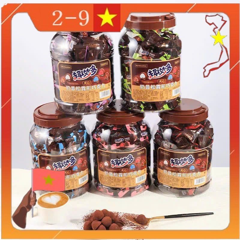 Jar of 100 fresh chocolate candies mixed flavors | Shopee Philippines