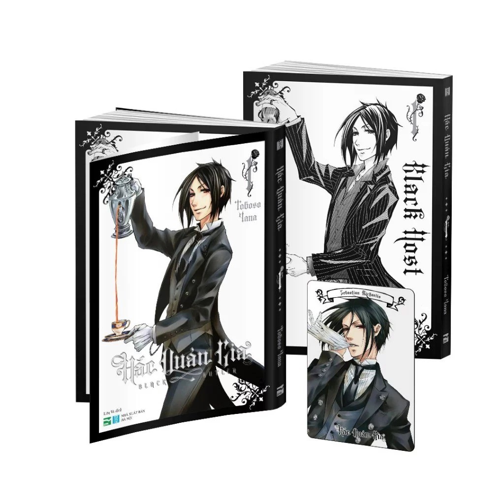 Book - The Black Butler - Volume 1 - Black Card Included | Shopee ...