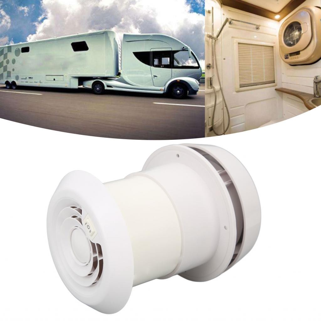 Keenso Universal 12V Motorhome Roof Fan Solar Powered Vent for RVs ...