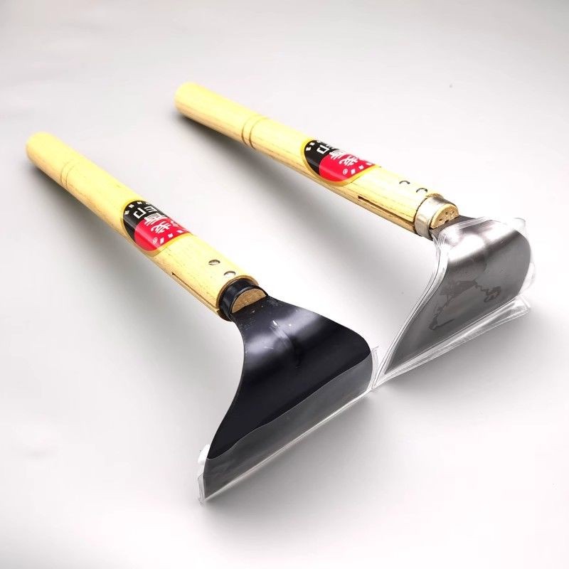 Stainless Steel Sheet Hand Grass Cutting Sickle Type Hoe Half Moon Hoe ...