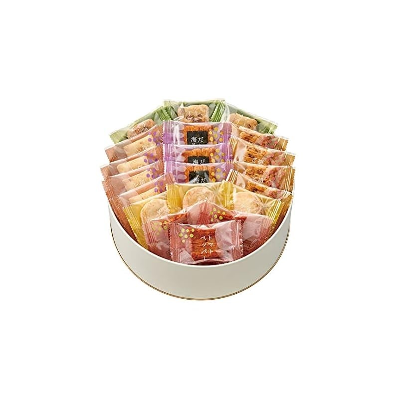 Assorted 6-Flavor Variety Pack of Individual Packaged Kumitte Senbei ...