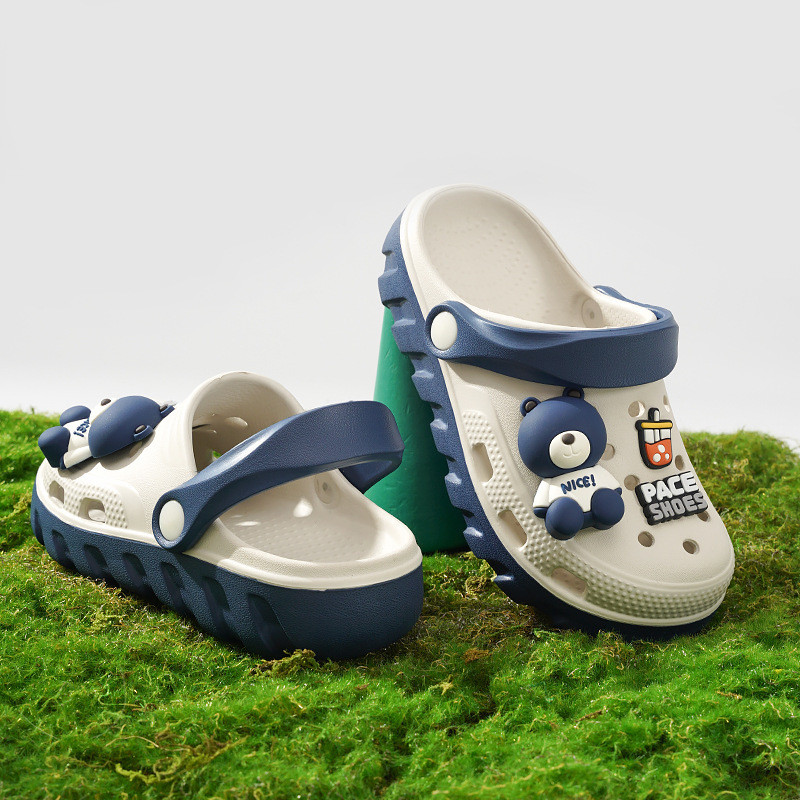 AYUER Size 24-45 3D Bear Family Non-slip Lightweight Soft Soled Family ...