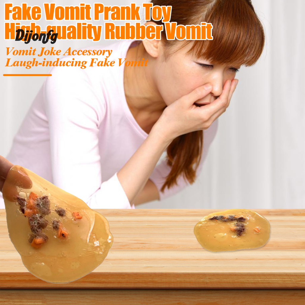 Rubber Vomit Block Realistic Fake Vomit 5pcs Fake Vomit Prank Gag Gift ...