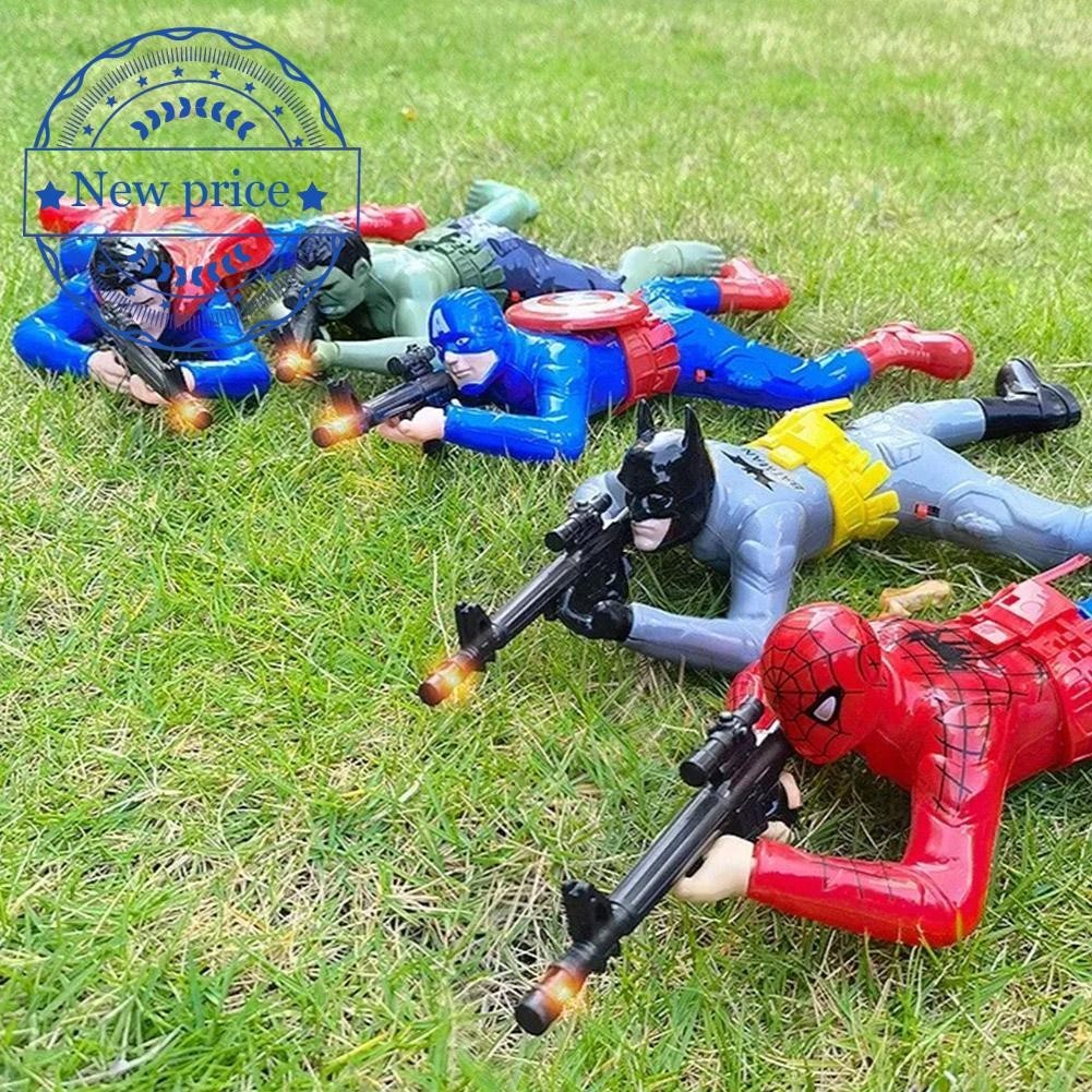 Electric Toy Crawling Soldier Toy Electric Spider Crawler Toy U6o9 ...