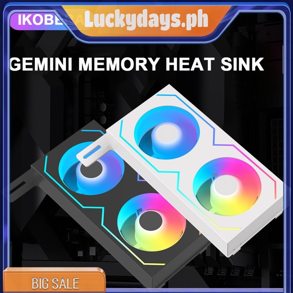 RAM Memory Cooler 4Pin PWM/5V 3Pin ARGB PC Memory Cooling Radiator for ...
