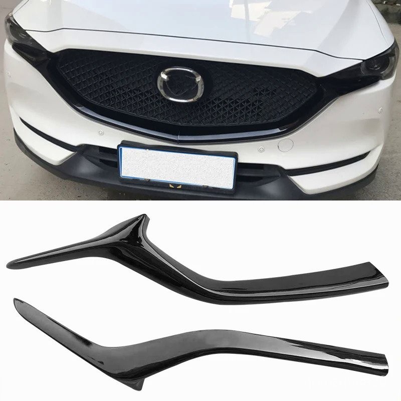 RQ ♀CEYUSOT For CX-5 Car Grille Trim Strip Mazda CX5 FRONT Bumper Full ...