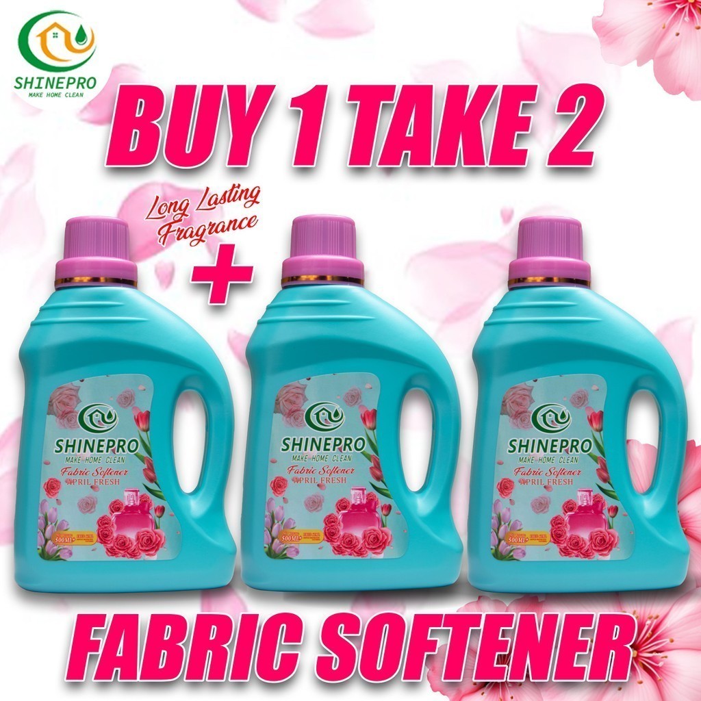 Buy1get2 Shinepro Fabric Softener Sulit Set, 560mlx3 bottle, Laundry Helper, soften clothes ...