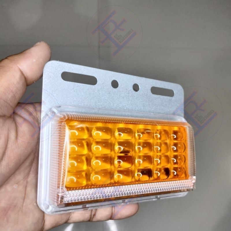 DK COD new type 24V truck bus boat Side light Marker Lights External ...