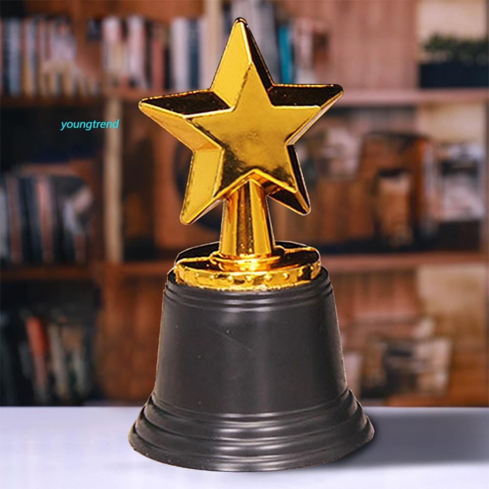 Star Trophy Award Plastic Gold Award Trophies Classroom School Rewards ...