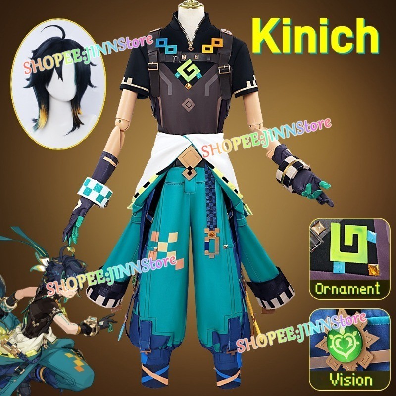 - JINN - XS-3XL TURNFIRE HUNT KINICH Cosplay Game GENSHIN IMPACT ...