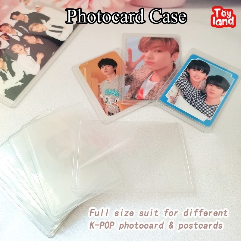 Regular B8 Toploader 25pcs Photocard Cases with Films Hard Photo Card ...