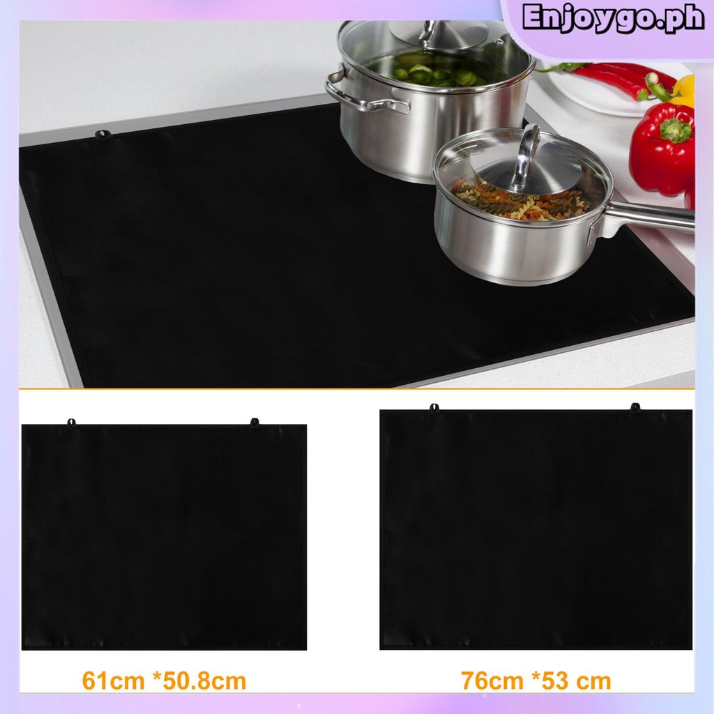 Induction Hob Protector Mat Heat Resistant Electric Hob Cover Nonslip ...
