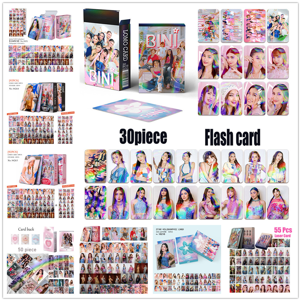 96pcs/box BINI Lomo Card Photo Card Photocards Lomocard Colet Gwen ...