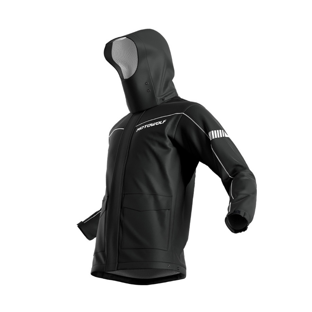 MOTOWOLF V3 Raincoat Set (Jacket + Pants + Pouch) MDL0403B | Shopee ...