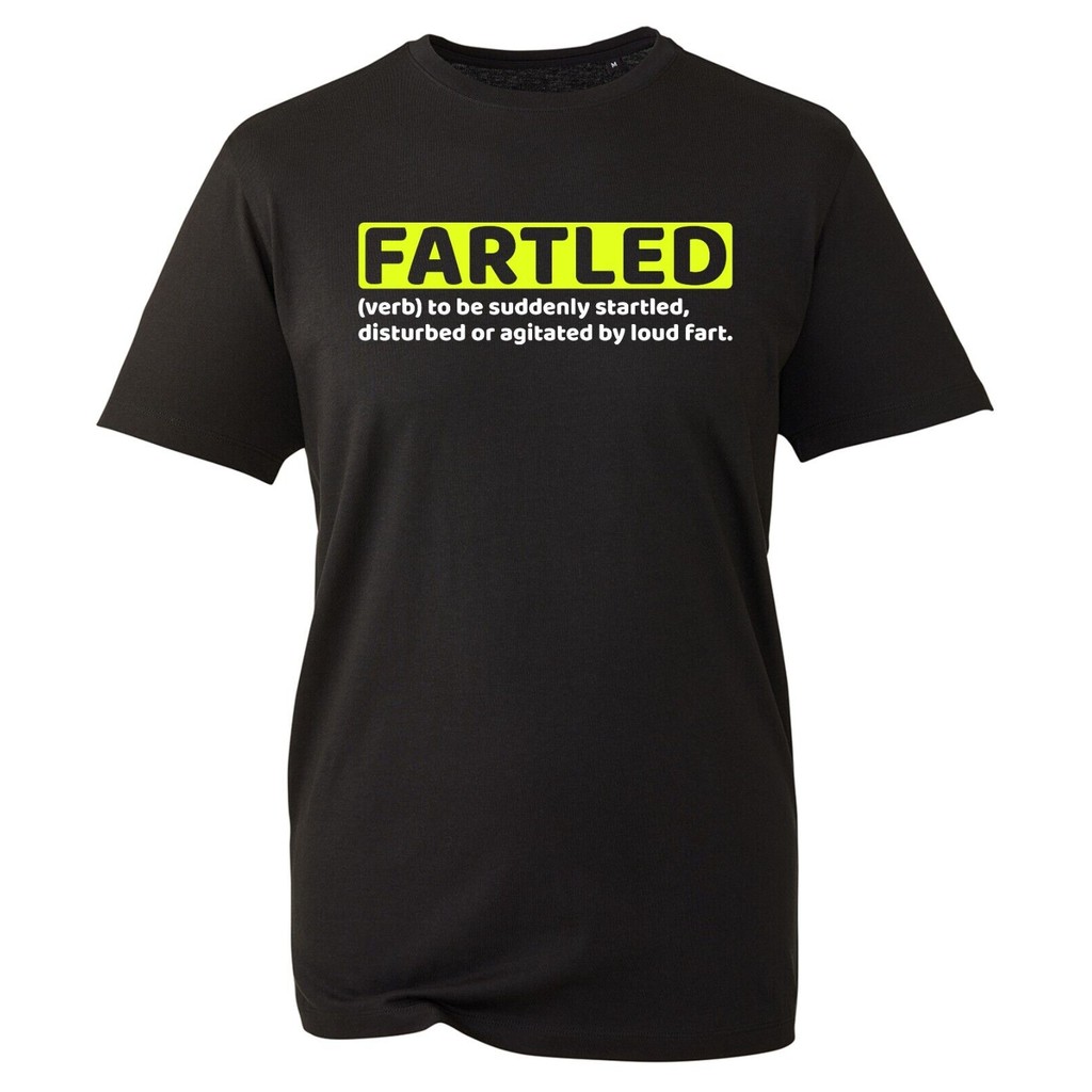 Fartled T-Shirt Verb To Be Suddenly Startled, Funny Farting Joke Meme ...