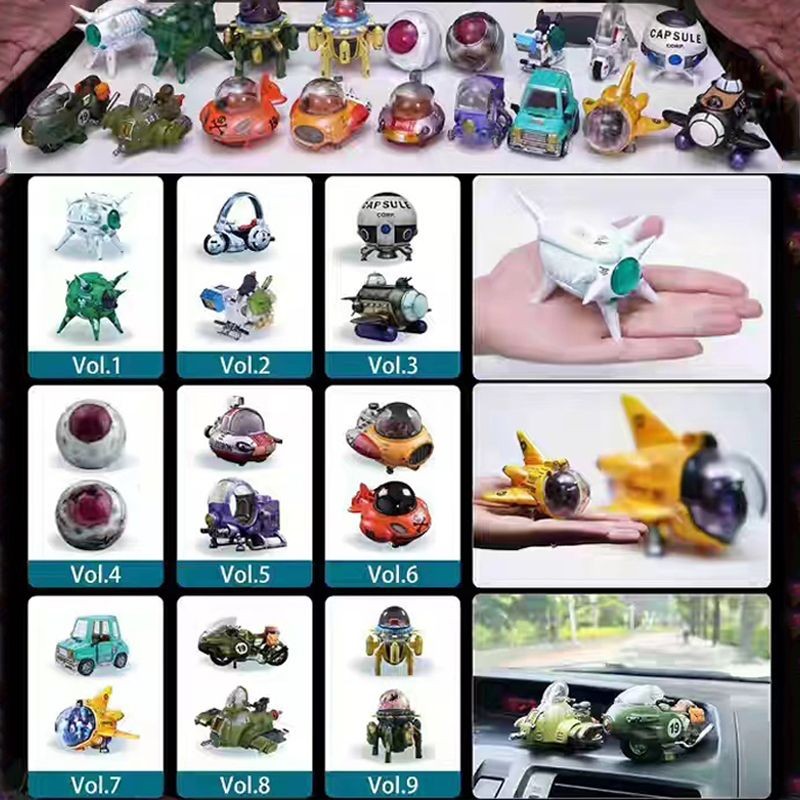 1-9 Pinball Dragon Ball Figure Mini Carrier Spaceship Submarine ...