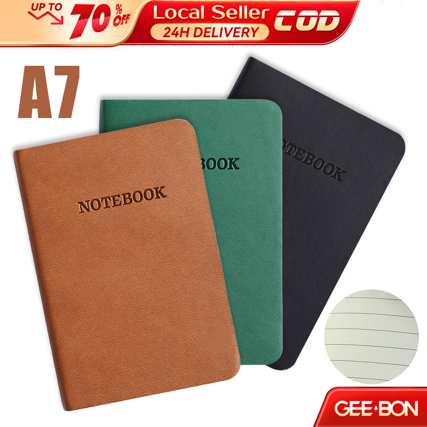 GEEBON A7 100 Sheets Mini Notebook Pocket Diary Book Portable Memo Hand ...