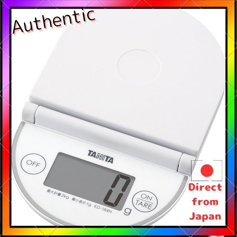 Tanita Kitchen Scale Digital Folding 2kg 1g Unit KD-184N WH Tanita ...