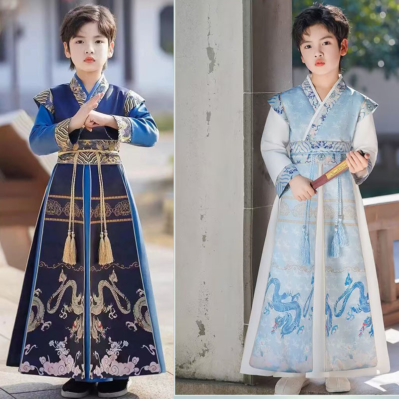Boys Hanfu Children Chinese Style Performance Costume Children Tang ...